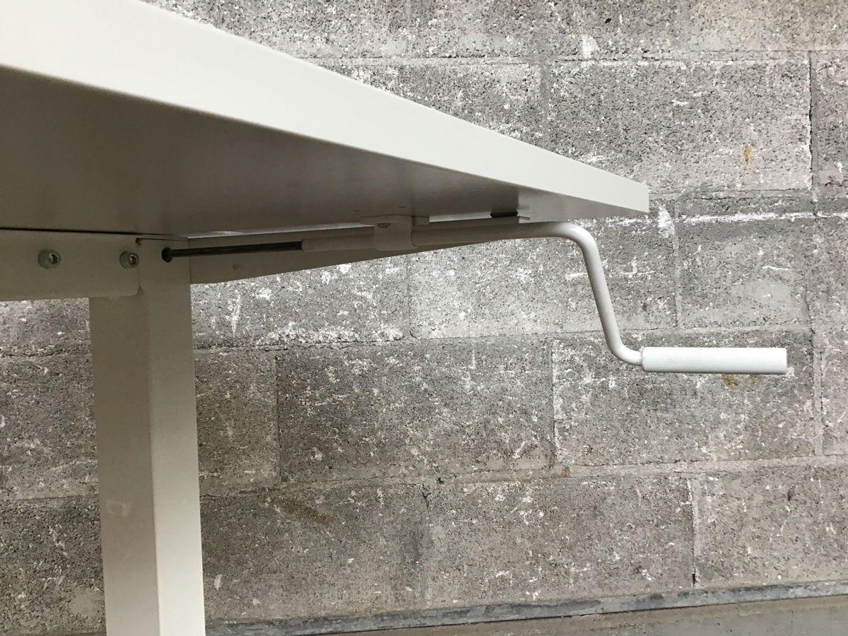 Adjustable Height IKEA Work Table | Second Use Building Materials and ...
