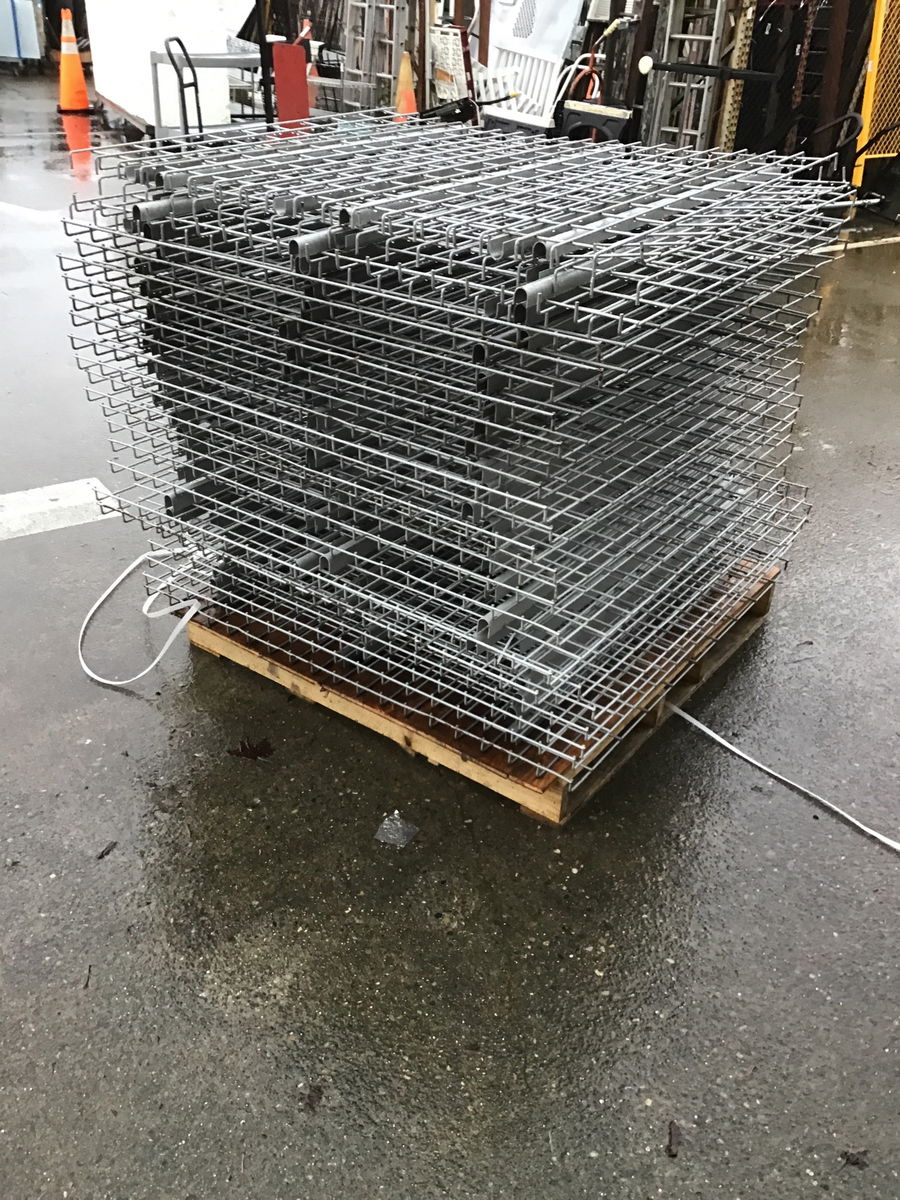 46″ x 40″ Pallet Rack Wire Shelf Deck | Second Use Building Materials ...