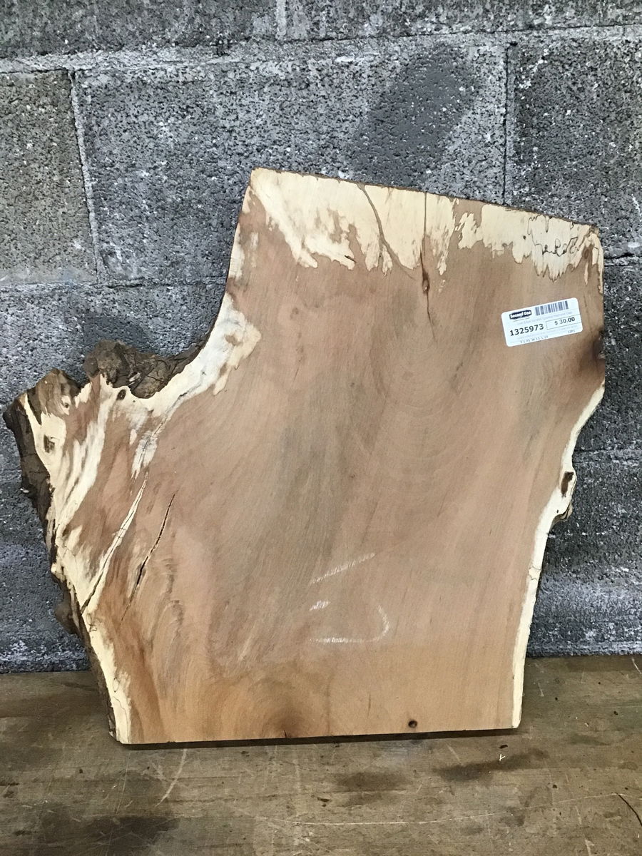 Live Edge Sanded Spalted Madrone Slab | Second Use Building Materials ...