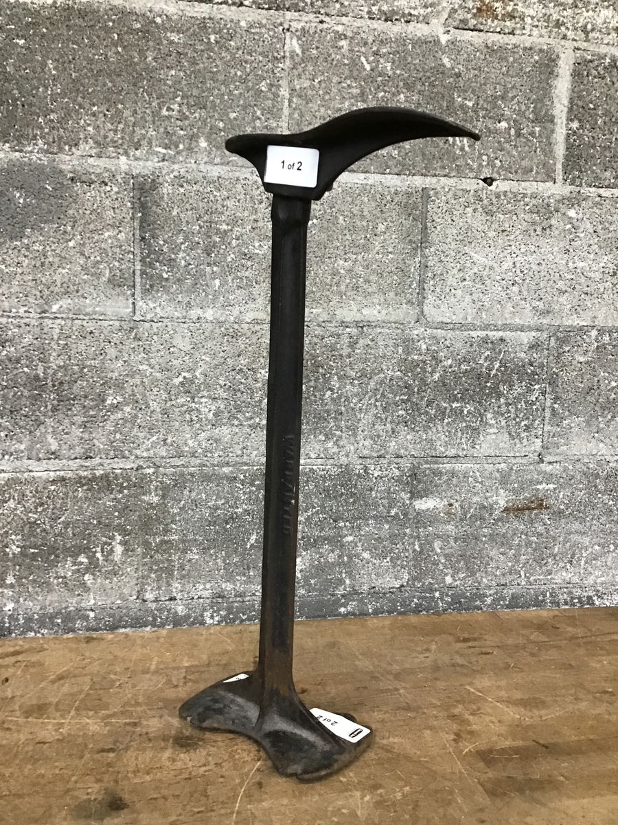 Antique Cast Iron Cobbler’s Last w/ Stand | Second Use Building ...