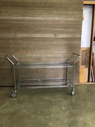Short Metro Rack Cart | Second Use Building Materials and Salvage ...