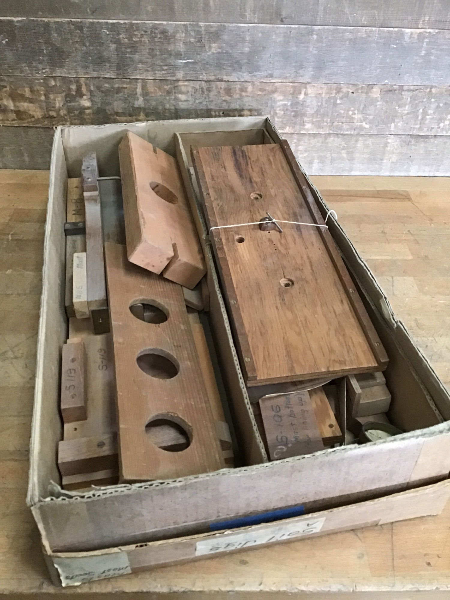 Box of Sail Parts Jigs | Second Use Building Materials and Salvage
