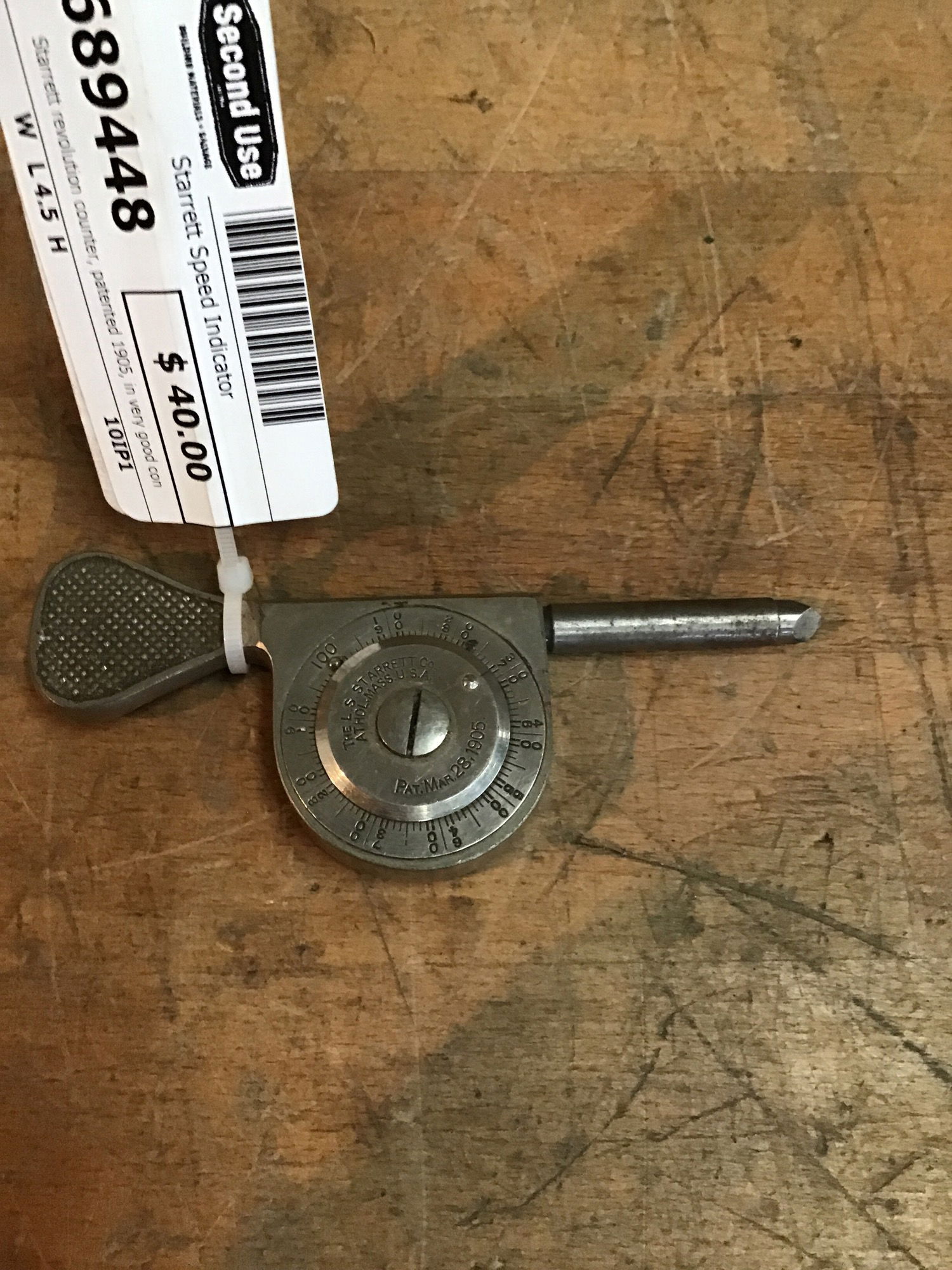 Starrett Speed Indicator | Second Use Building Materials and Salvage